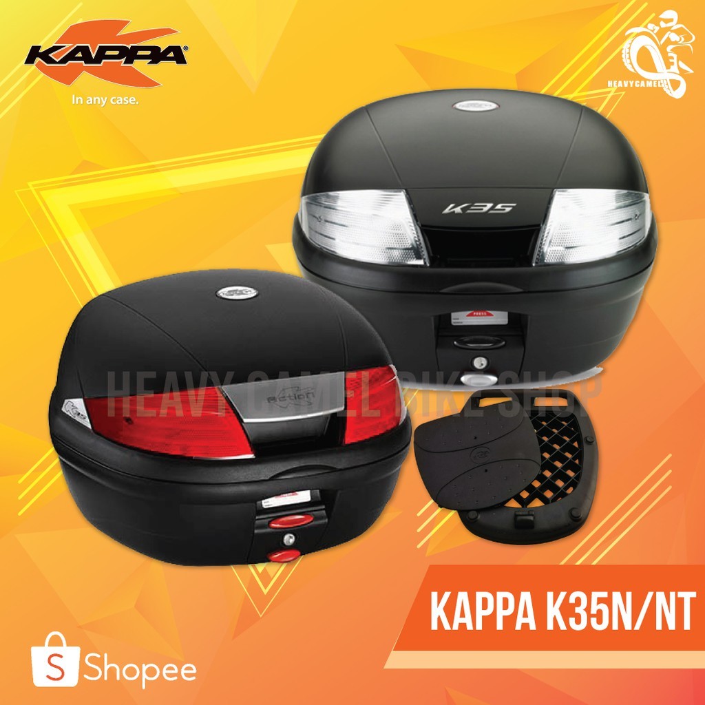 ฟรี!!เบาะพิงหลัง กล่องท้าย KAPPA K35N ขนาด 35 ลิตร | Shopee Thailand