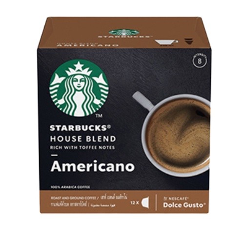 Starbucks Americano House Blend Medium Roast 12 capsules นำเข้าจาก ...
