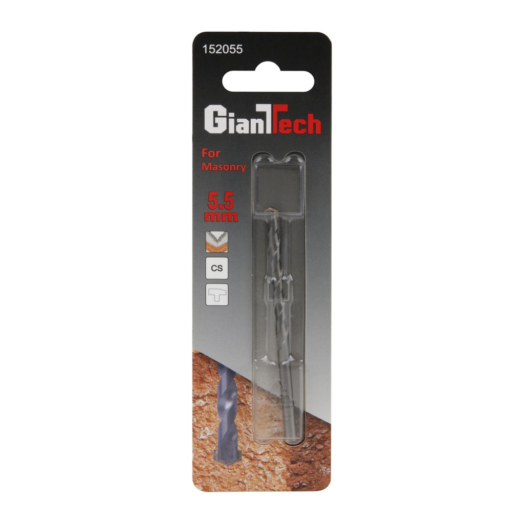 GIANTTECH ดอกสว่านเจาะปูน รุ่น 152055 ขนาด 5.5 x 85 มม. | Shopee Thailand