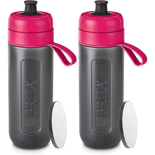 Brita ขวดเครื่องฟอกอากาศแบบพกพาประเภทชุด 2 ขวด 600ml Active Pink ...