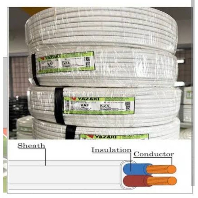 สายไฟ THAI YAZAKI VAF ของแท้ | Shopee Thailand