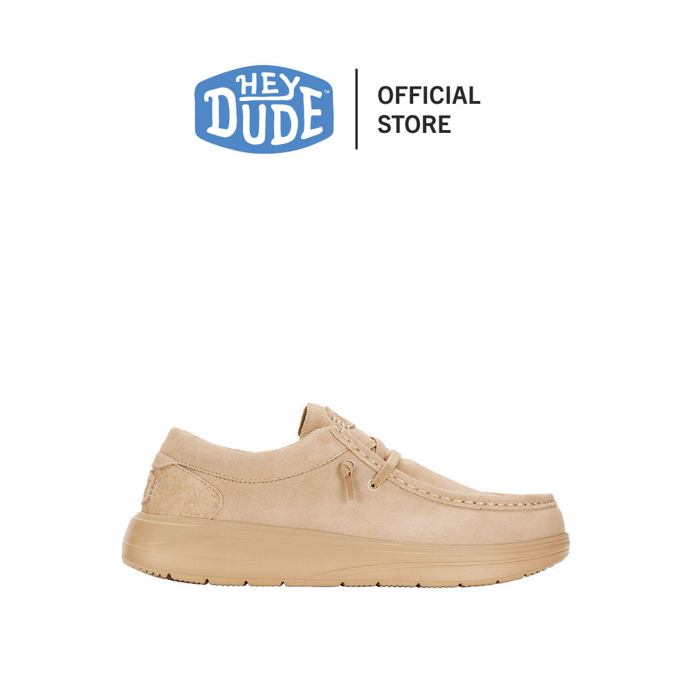 HEYDUDE รองเท้าลำลองผู้ชาย WALLY COMF SUEDE รุ่น 41975-265 - TAN ...