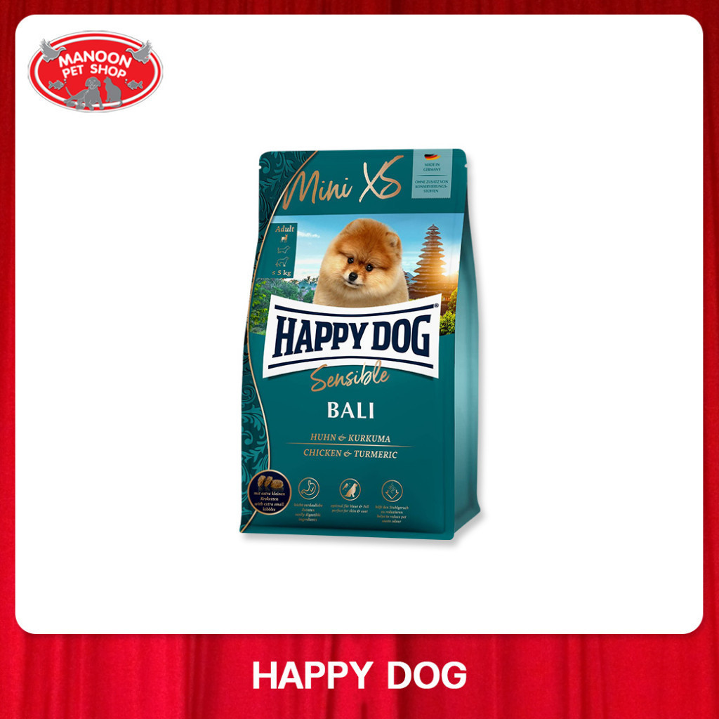 [MANOON] HAPPY DOG Mini XS Bali แฮปปี้ ด็อก มินิ เอกซ์เอส บาหลี อาหาร ...