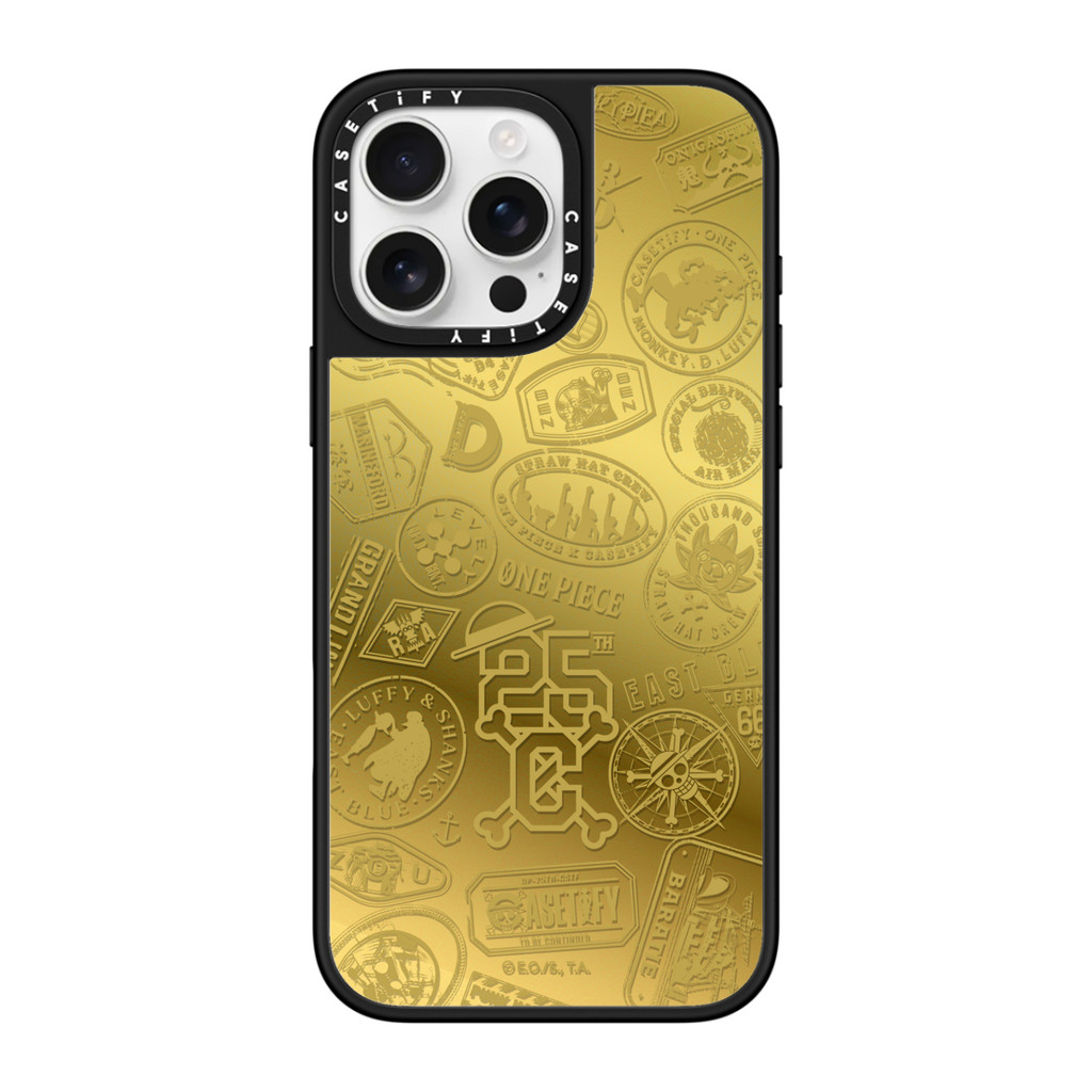 [พร้อมส่ง] CASETiFY | ONE PIECE 25th Chronicle Stamp Case (Gold ...