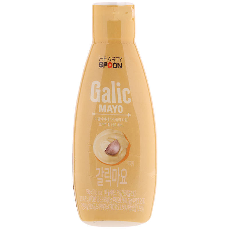 ฮาร์ทตี้สปูนมายองเนสรสกระเทียม 130กรัม / Hearty Spoon Garlic Mayo 130g ...