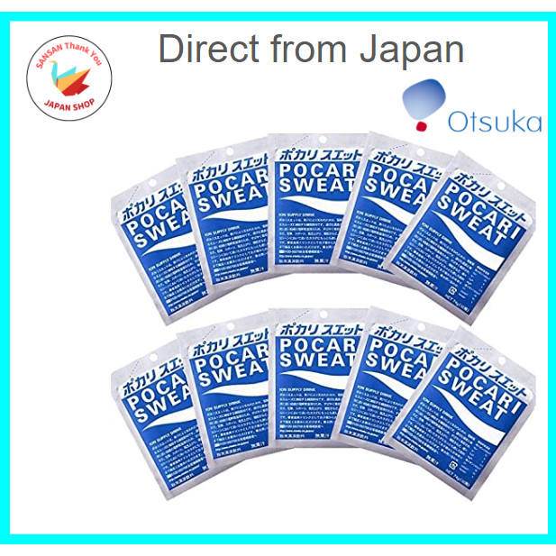 【Direct from Japan】 POCARI SWEAT Powder 1L 74g x 10 bags Sports drink ...