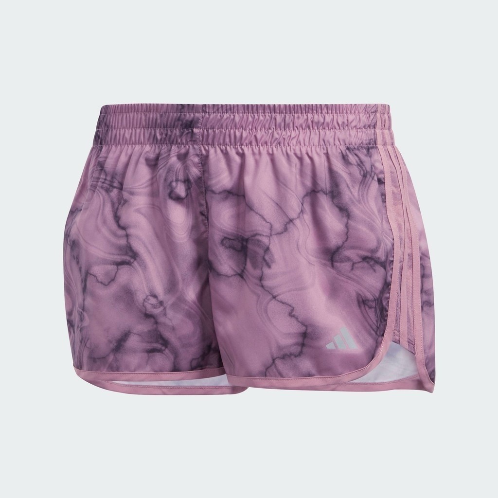 adidas Running Marathon 20 Allover Print Shorts Women Pink IJ5428 ...