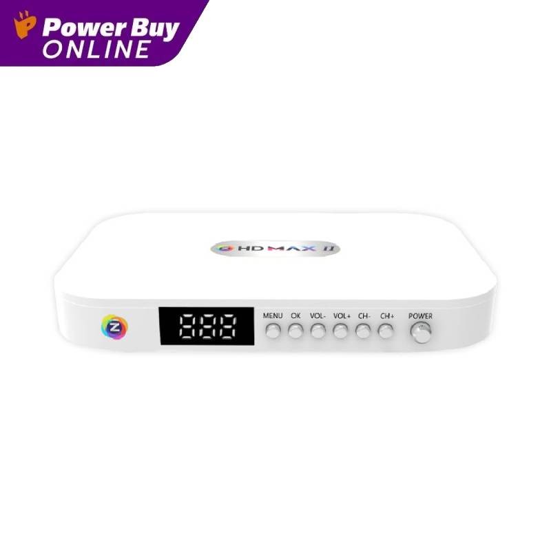 GMMZ กล่องรับสัญญาณดาวเทียม (สีขาว) รุ่น HD MAX II | Shopee Thailand