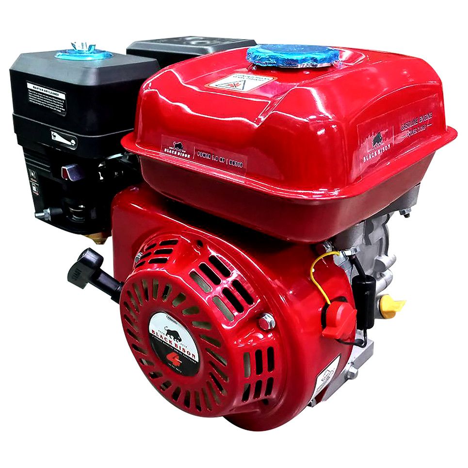 เครื่องยนต์เบนซิน 7HP BLACK BISON รุ่น PM-170F-B/ถังขาว/ฝาดึงแดง | Shopee Thailand