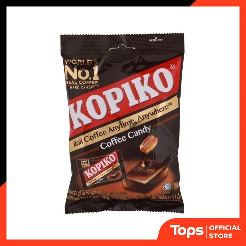 KOPIKO โกปิโก้ลูกอมกาแฟถุง50เม็ด 175กรัม [8996001320051] | Shopee Thailand