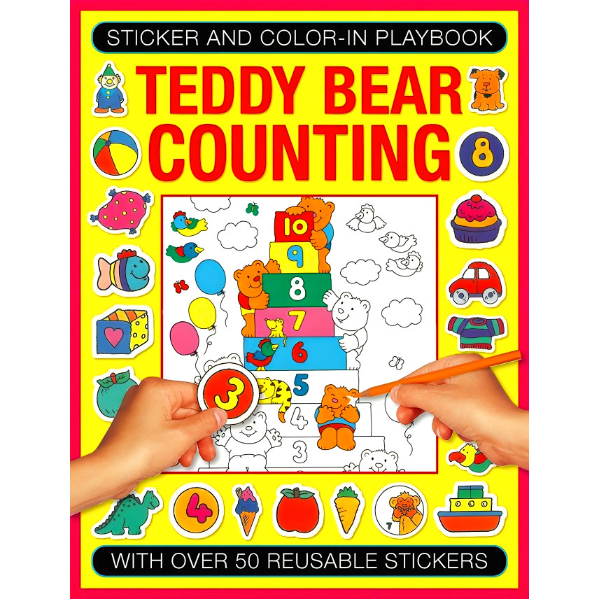 BBW หนังสือ STICKER & COLOR IN PLAYBOOK: TEDDY BEAR COUNTING | Shopee ...