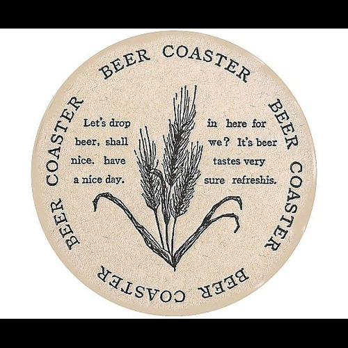 Tkg ที่รองแก้วกระดาษ BEER 100 แผ่น สีน้ําตาล 13703 | Shopee Thailand