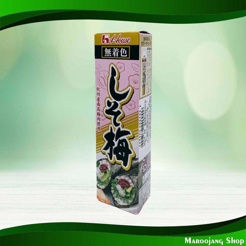 ซอสบ๊วยผสมใบชิโสะ(ชิโสะอุเมะ) เฮาส์ 40ก. Plum Sauce Mixed With Shiso ...