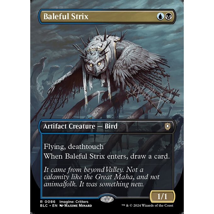 [Bloomburrow Commander] - [BLC] - (R) -[Baleful Strix] - [2024 ...