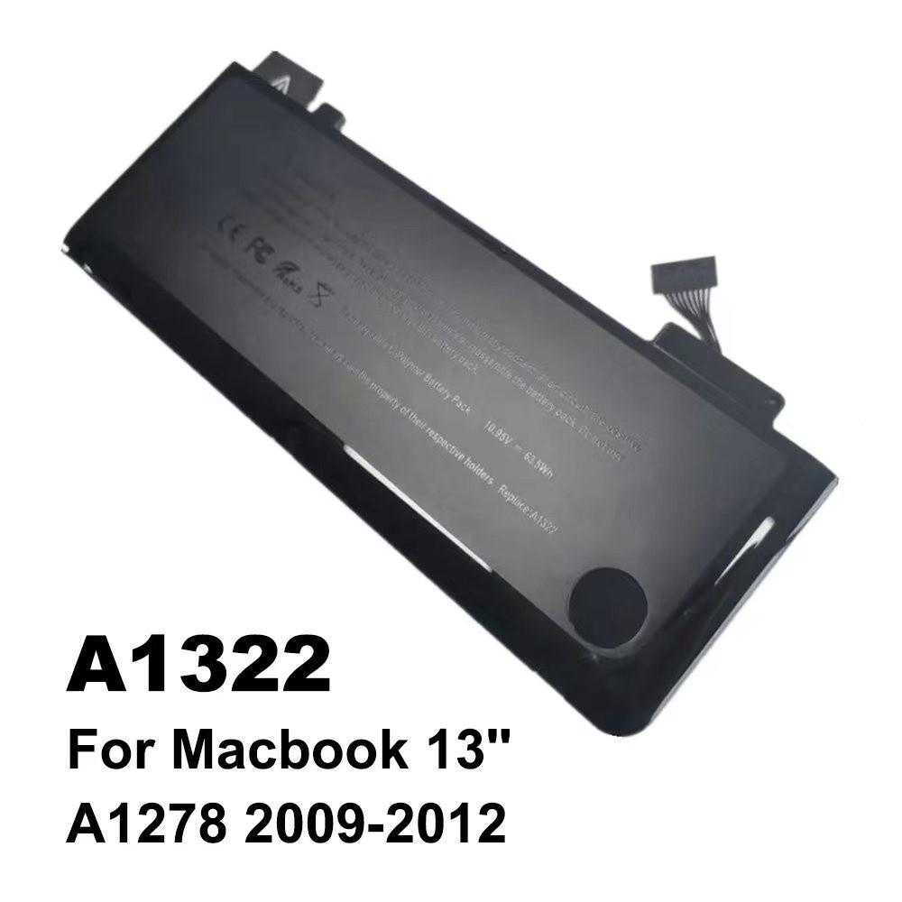 แบตเตอรี่แล็ปท็อป A1322สำหรับ MacBook Pro 13 A1278 (กลางปี2009 2010ต้น ...