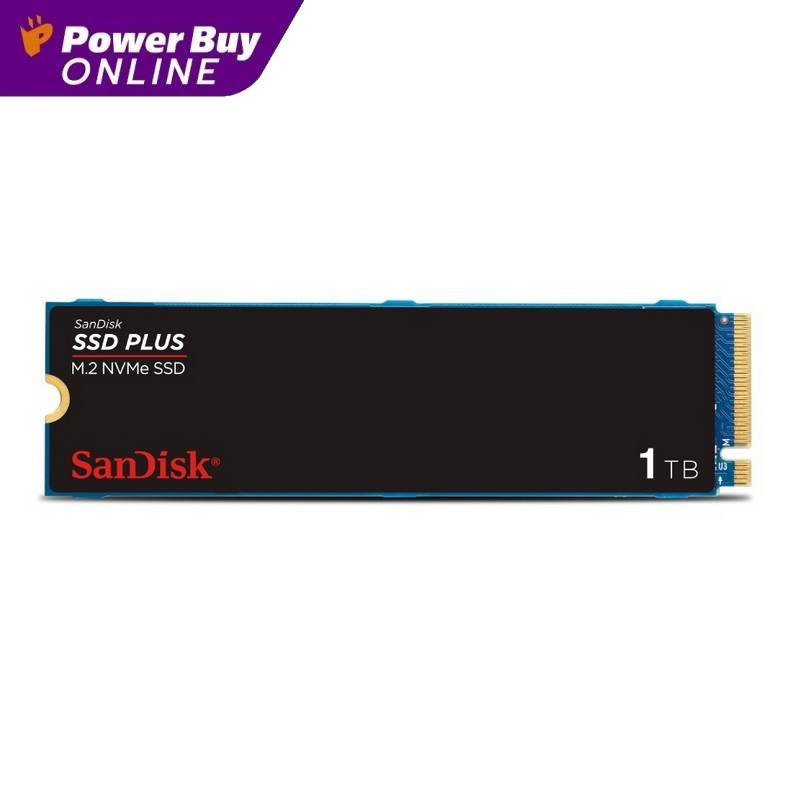 Sandisk SSD PLUS M.2 NVMe PCIe Gen 3.0 SSD ภายใน (1TB) รุ่น SDSSDA3N-1T00-G2626 | Shopee Thailand