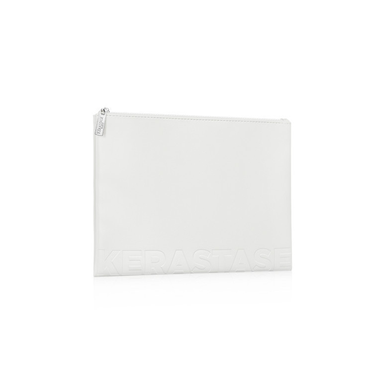 [สินค้าสมนาคุณงดจำหน่าย] KERASTASE WHITE FLAT POUCH LIMITED COLLECTION | Shopee Thailand