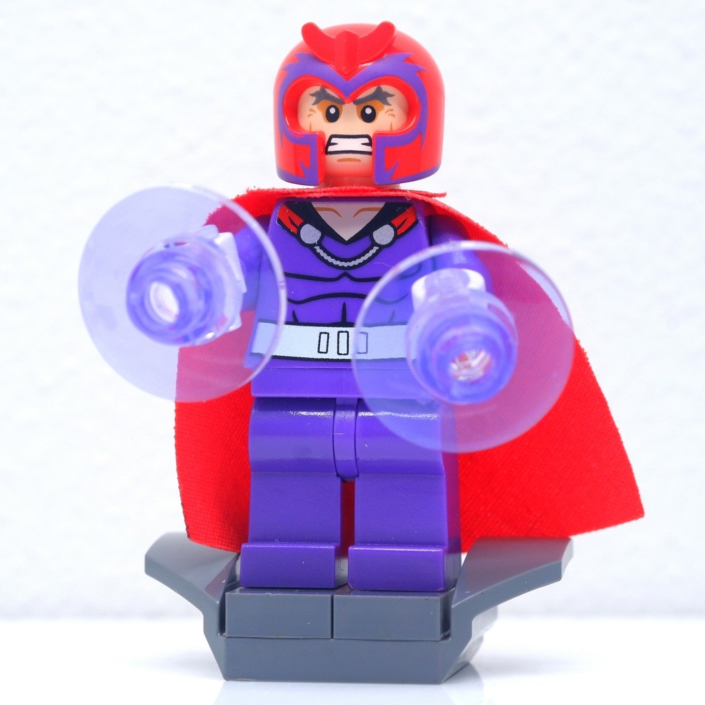 ( Ploybrick Minifigure ของแท้ ) Marvel Magneto Purple Suit X-men ...