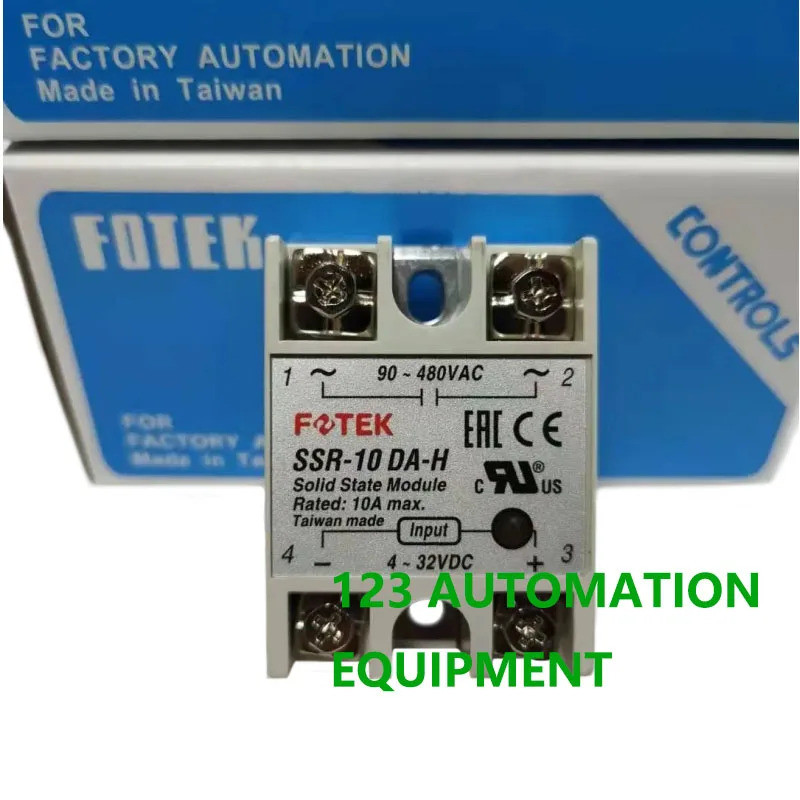 รีเลย์โซลิดสเตตชนิดแรงดันสูง FOTEK SSR-10DA 25DA 40DA 50DA 75DA-H ใหม่แท้ 10A 25A 40A 50A 75A รี ...