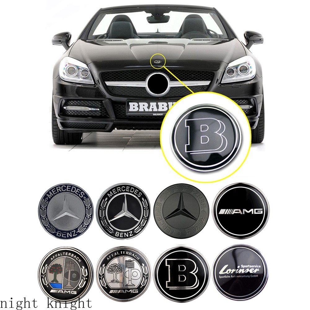 ป้ายฝากระโปรงหน้ารถ Benz AMG Apple Tree Brabus Lorinser ขนาด 57 มม. ...