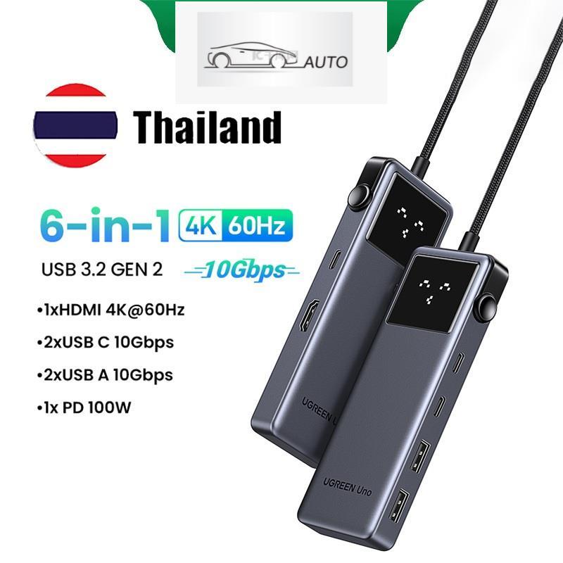 Ugreen Uno 6-in-1 Digital Display HUB 4K @ 60Hz 10Gbps Robot HUB PD100W ...