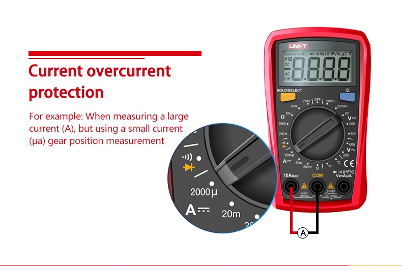 ดิจิตอลมัลติมิเตอร์ UNI-T Multimeter Tester UT33A+ UT33B+ UT33C+ UT33D ...