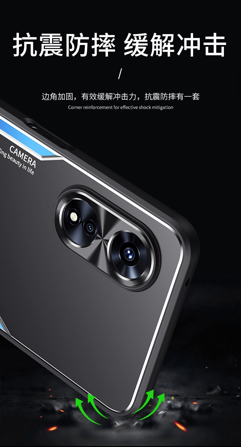 เคส OPPO Reno 8T 5G สำหรับ OPPO Reno 8T 5G (CPH2505)【อลูมิเนียมอัลลอย ...