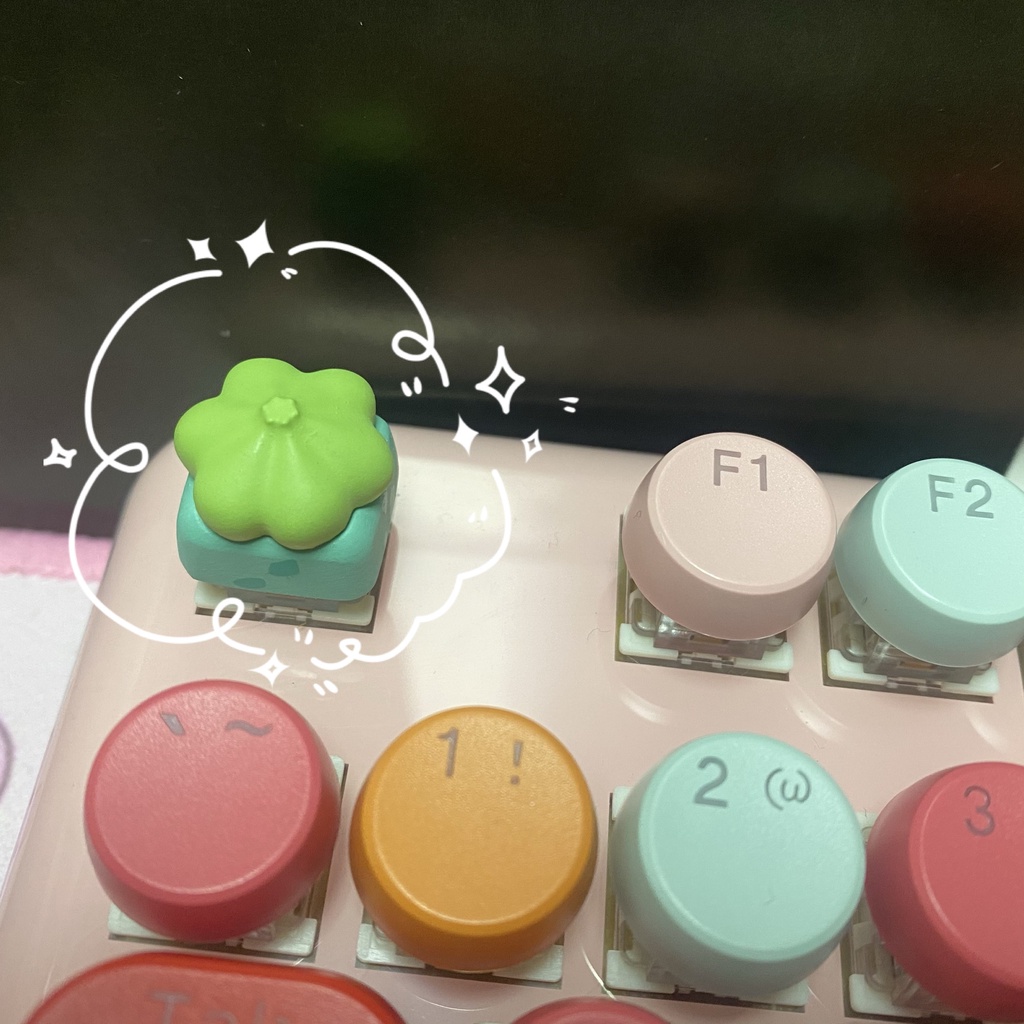 【KEYCAP】Pikachu ปุ่มกดคีย์บอร์ด พลาสติกเรซิ่น ลายปิกาจู โปเกม่อน R4 OEM ...