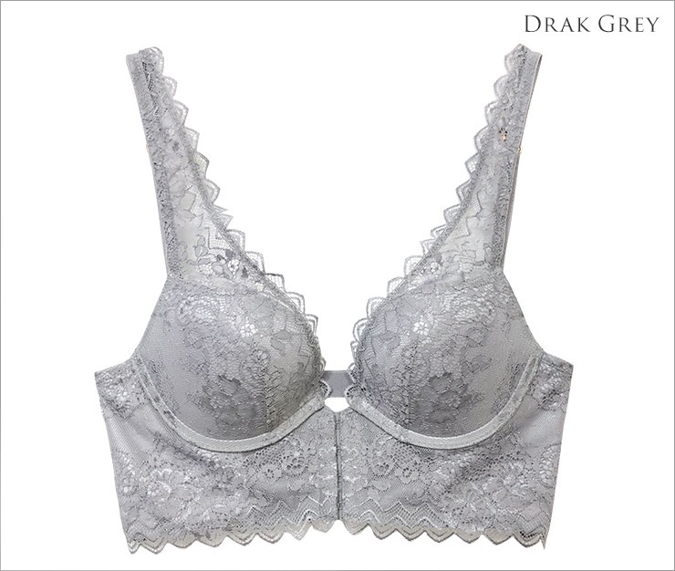 Annebra บราเสริมทรง ตะขอหน้า คอวี มีโครง เสริมฟองน้ำ Push up Mold bra ...