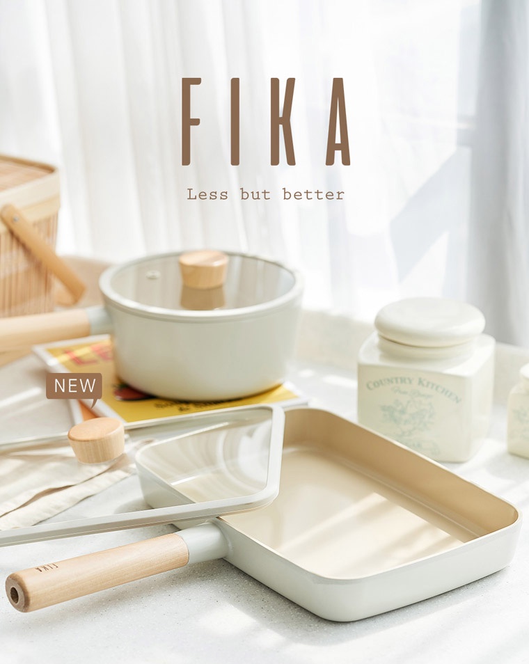 Neoflam Fika Brunch Pan กระทะ พร้อมฝาแก้ว ขนาด 29 ซม. ใช้ได้กับเตาทุก ...