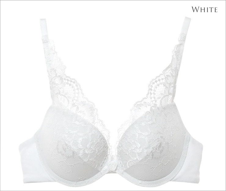 Annebra บราเสริมทรง ตะขอหลัง คอวี มีโครง เสริมฟองน้ำ Push up Mold bra V ...