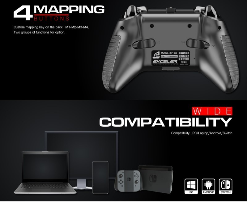 CONTROLLER (คอนโทรลเลอร์) SIGNO EXCELER GP-660 [PC/SWITCH/ANDROID ...