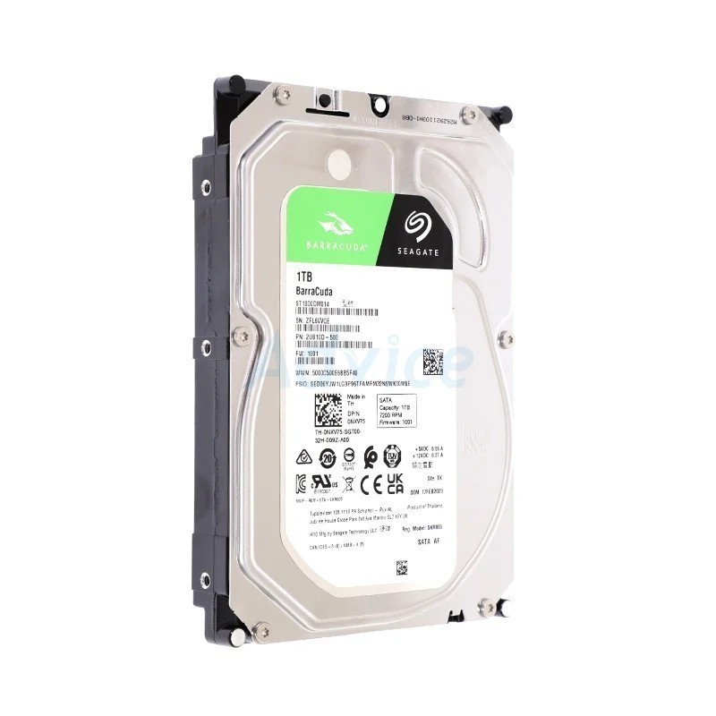SEAGATE 1 TB HDD BARRACUDA (7200RPM, 256MB, SATA-3, ST1000DM014 ...