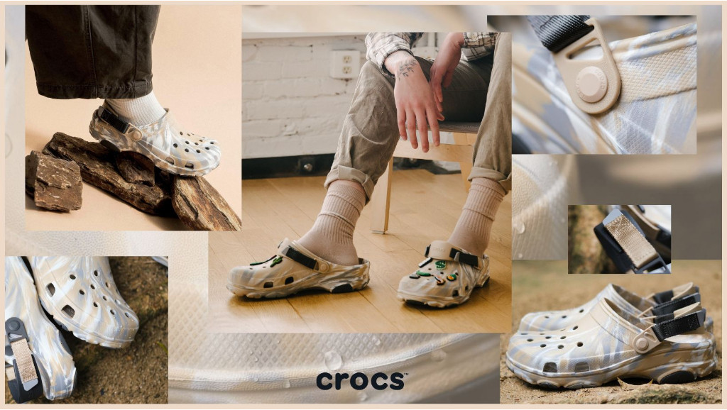 Crocs Collection รองเท้าแตะ Classic All Terrain Marbled Clog 207887-4HQ ...