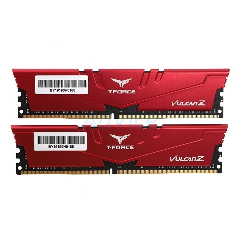 TEAM RAM แรม DDR4(2666) 32GB (16GBX2)VULCAN Z RED - A0125551 | Shopee Thailand