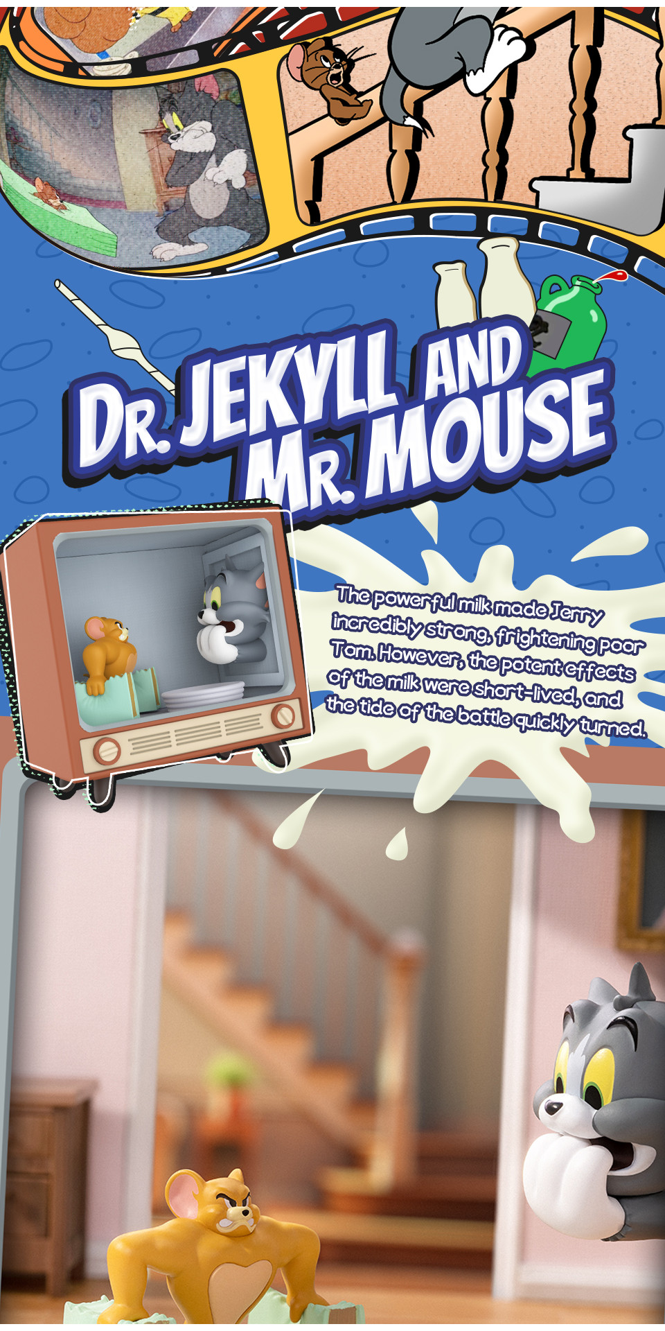 52TOYS TOM and JERRY Classic Moment Series Blind Box Figure Toy ...