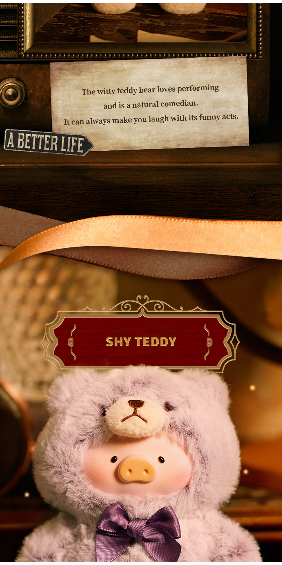 52TOYS Lulu The Piggy Teddy Lulu Series Blind Box Figure Toy | Shopee ...