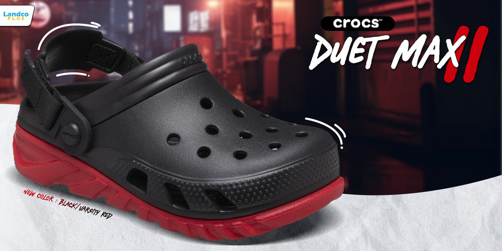 Crocs Collection รองเท้าแตะ CR UX Duet Max II Clog 208776-160 / 208776 ...