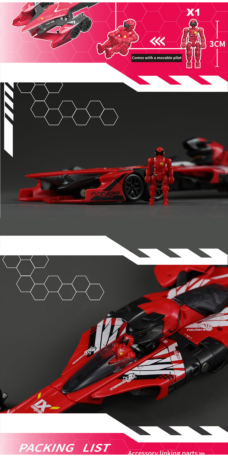 52TOYS Infinitybox IB-05 Cheetah Mecha Deformation Action Figure ...