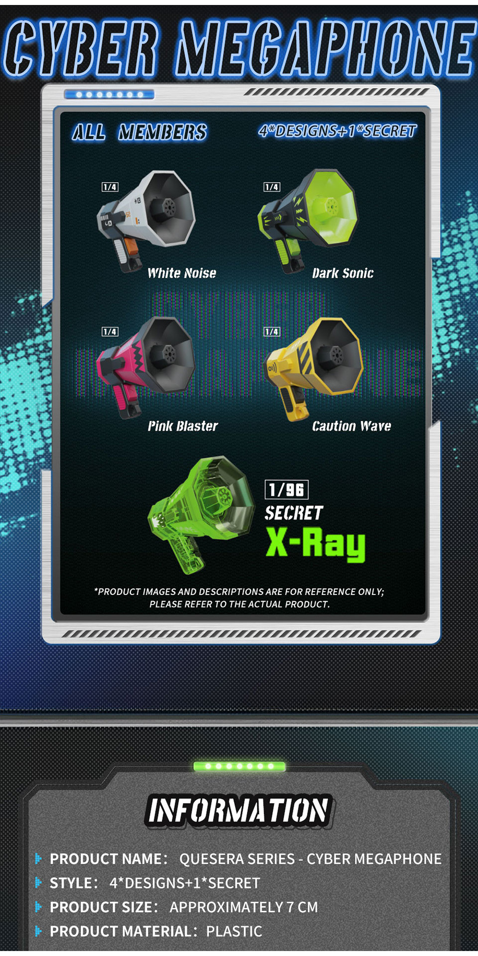 52TOYS QueSera Series - Cyber Megaphone Series Blind Box Figure Toy ...