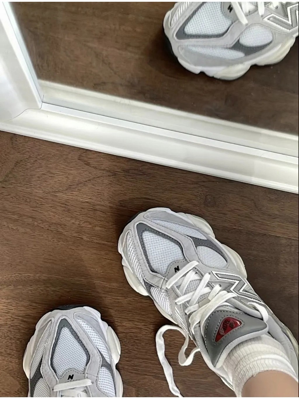 New Balance นิวบาลานซ์ รองเท้าผ้าใบ รองเท้าแฟชั่น UX 9060 Rain Cloud ...