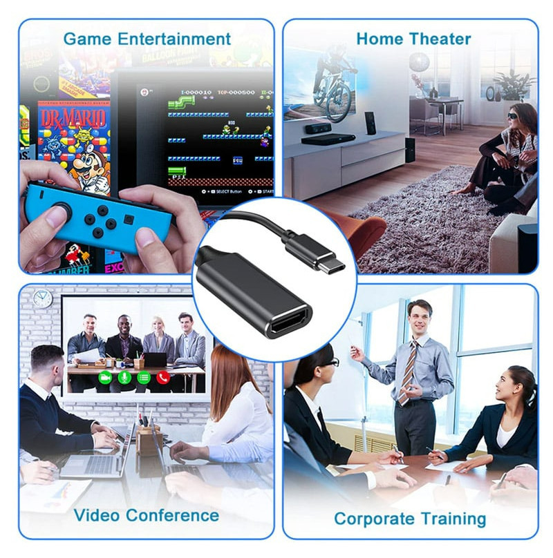 Raycue อะแดปเตอร์ USB-C to HDMI Video Silver (YG-RC1101) by Studio7 ...