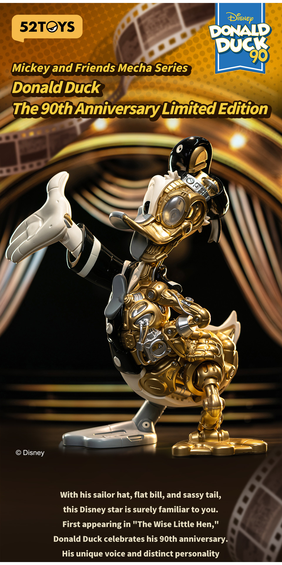 52TOYS Disney Mickey and Friends Mecha Series-Donald Duck-The 90th ...