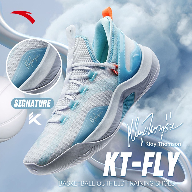 ANTA KT FLY รองเท้าบาสเก็ตบอลผู้ชาย Klay Thompson A-SHOCK รองเท้าบาสแท้ ...