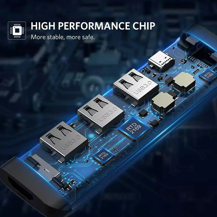 Ugreen Port Hub 5-in-1 USB-C to 4xUSB-A, HDMI and PD (15596) Gray By Banana IT | Shopee Thailand