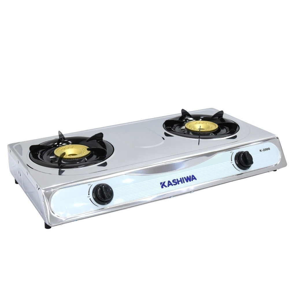 [โค้ดไลฟ์ลด20-50%] Kashiwa เตาแก๊ส หัวคู่ หัวฟู่ K-2000 | Shopee Thailand