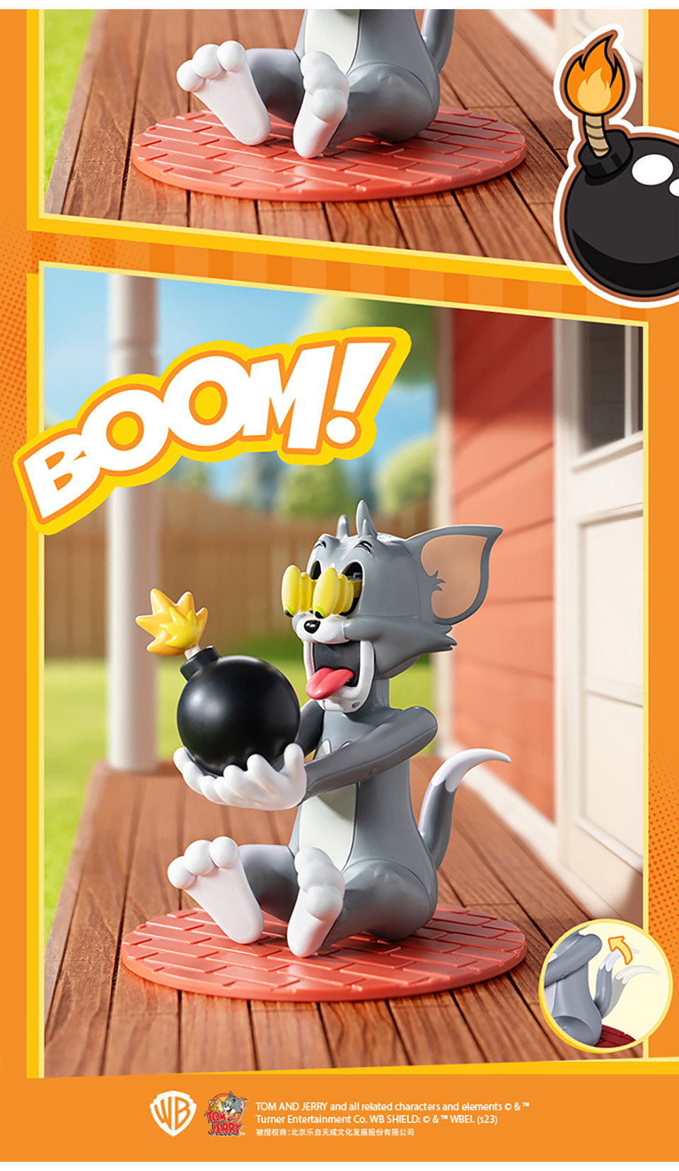 52TOYS TOM and JERRY - Poor TOM Series Series Blind Box Figure Toy ...