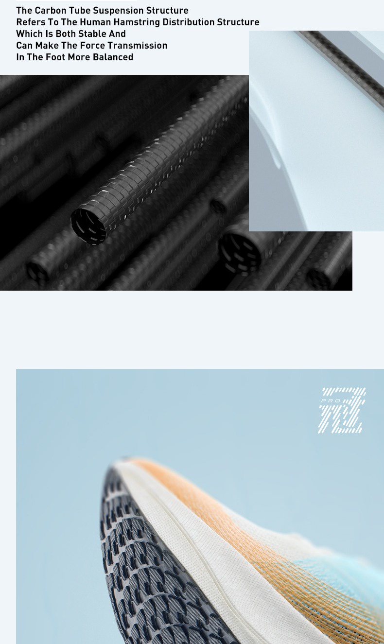 ANTA G21 Pro Xian Fiber Men Running Shoes รองเท้าสำหรับการแข่งขันบนถนน ...