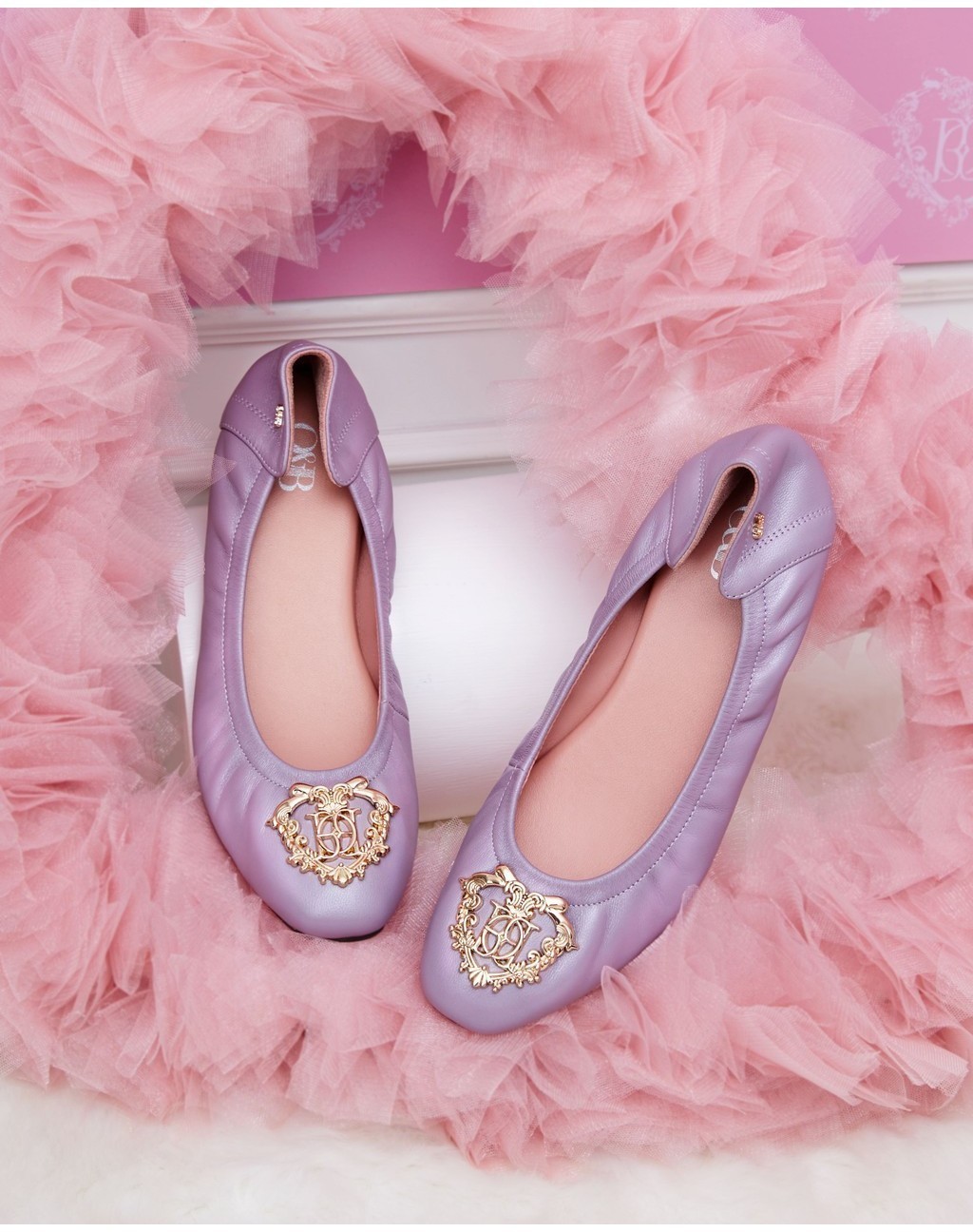 O&B รองเท้าหนังแกะ รุ่น AUDREY PRINCESS IN FROZEN LILAC-11217SS32610F ...