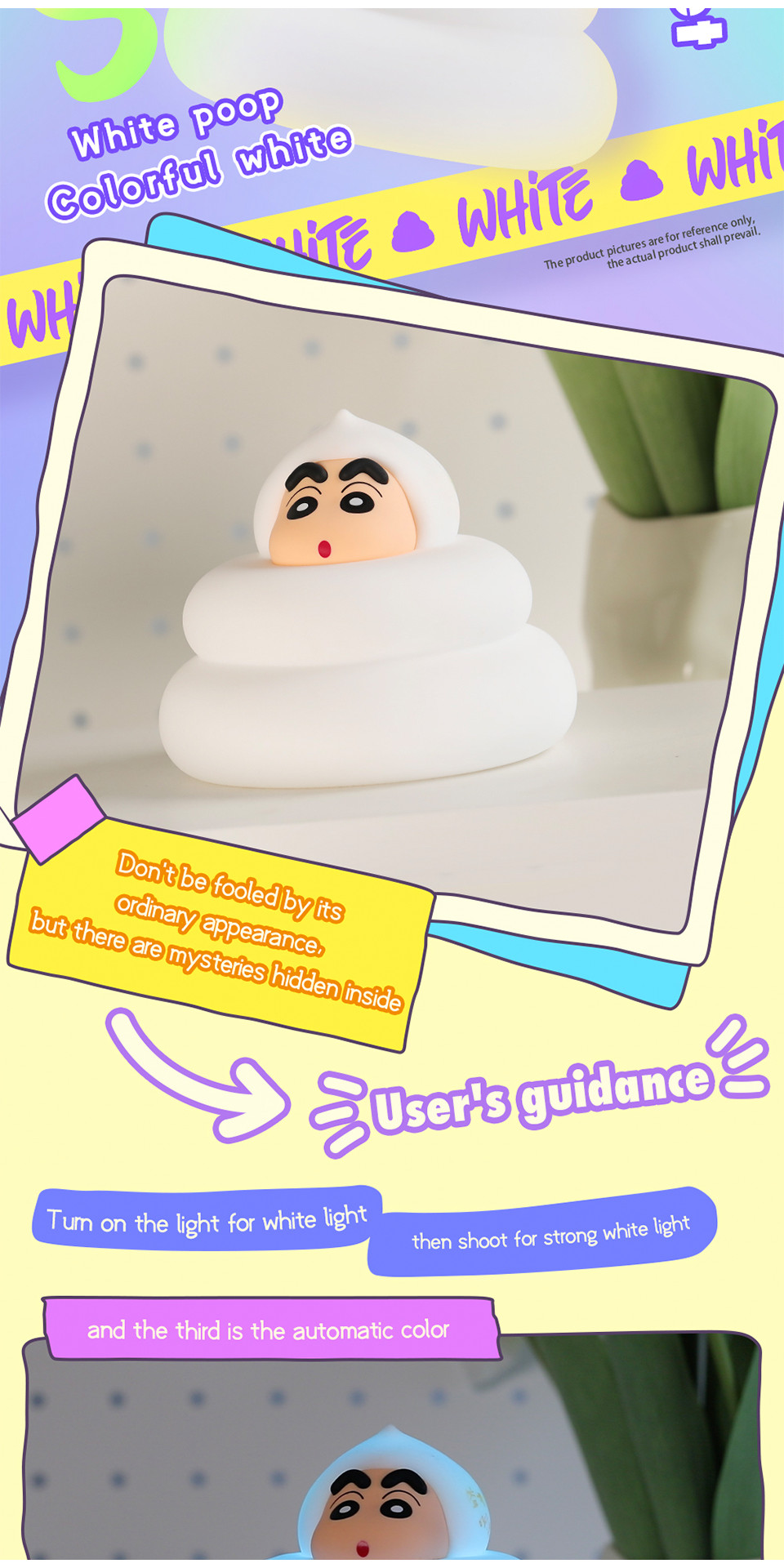 52TOYS Crayon Shinchan Poop Light Merch | Shopee Thailand